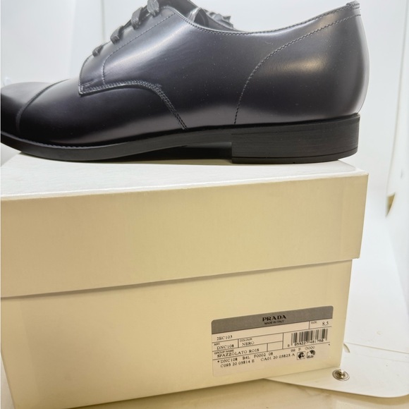 Prada | Shoes | Classic Prada Black Mens Dress Shoes | Poshmark